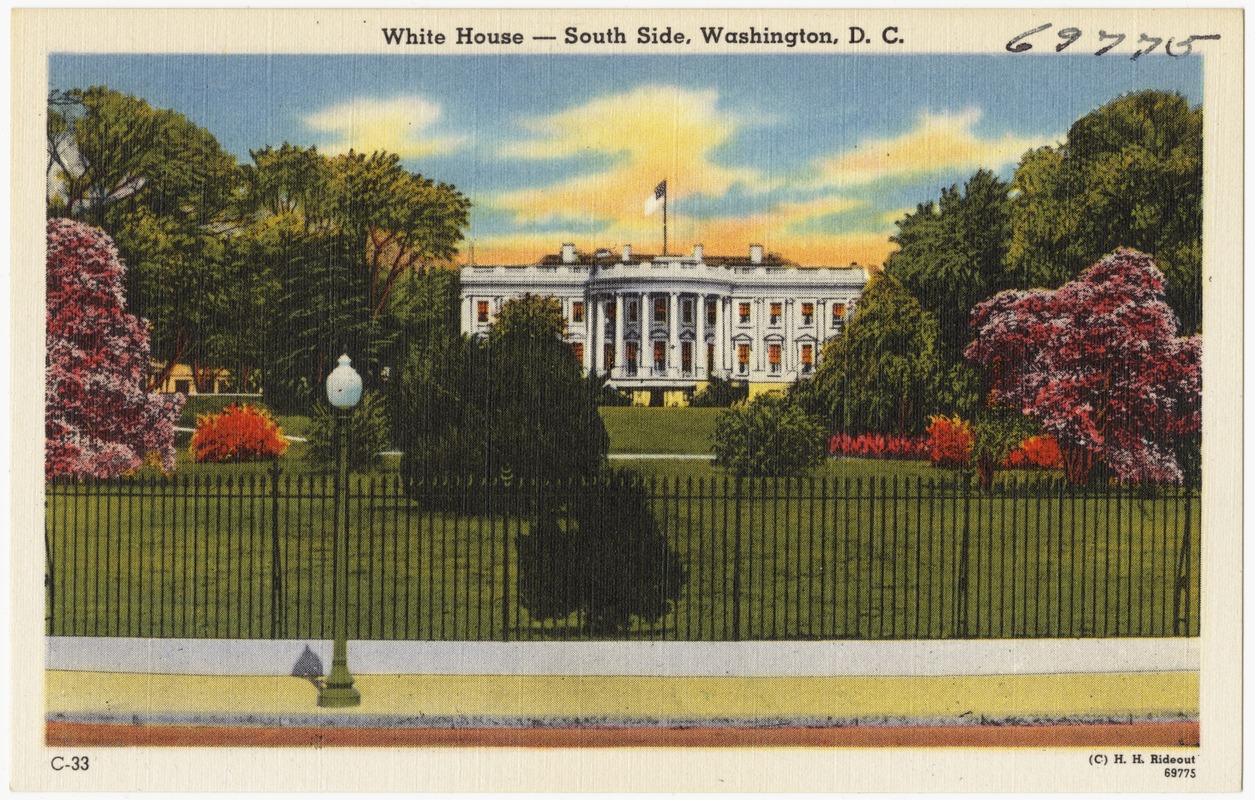 White House -- South side, Washington, D. C. - Digital Commonwealth