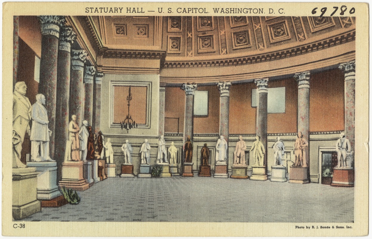 Statue Hall -- U. S. Capitol, Washington, D. C. - Digital Commonwealth