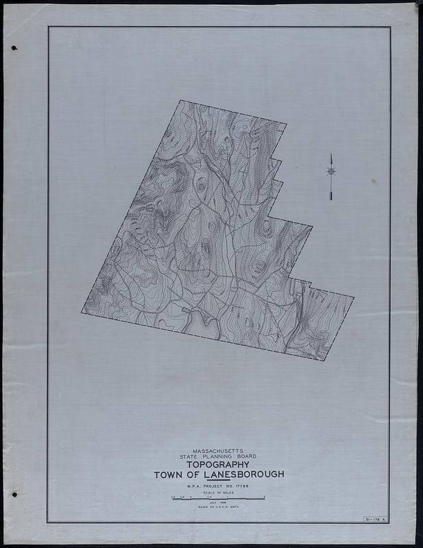 Topography Town of Lanesborough - Digital Commonwealth