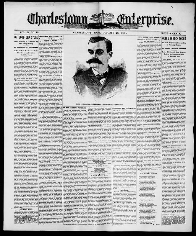 Charlestown Enterprise, October 26, 1889 - Digital Commonwealth