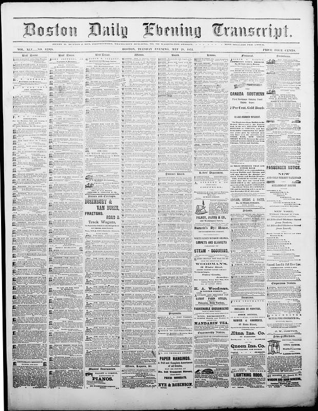 Boston Daily Evening Transcript - Digital Commonwealth
