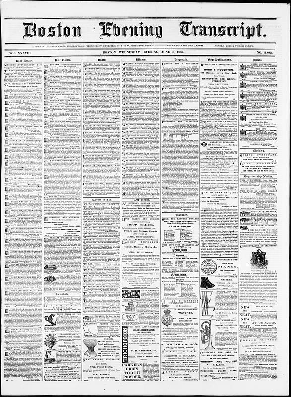 Boston Evening Transcript - Digital Commonwealth