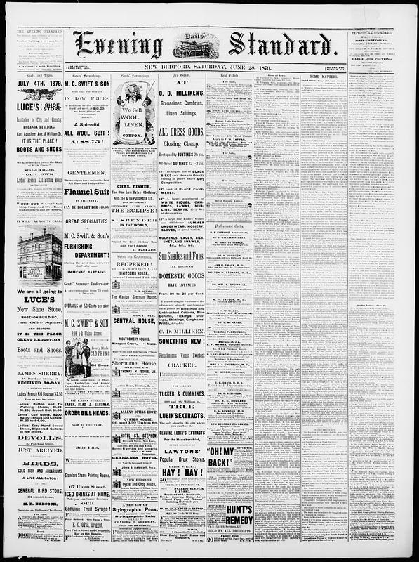 Evening Standard. June 28, 1879 - Digital Commonwealth