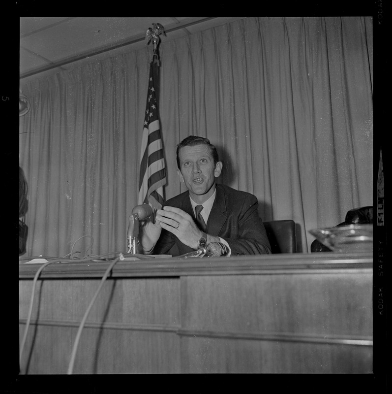David Bartley, new House Speaker, during a press conference - Digital ...