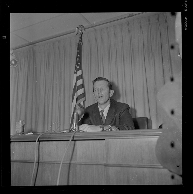 David Bartley, new House Speaker, during a press conference - Digital ...