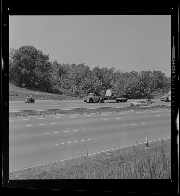 Truck with Gemini 9 on the Pike - Digital Commonwealth