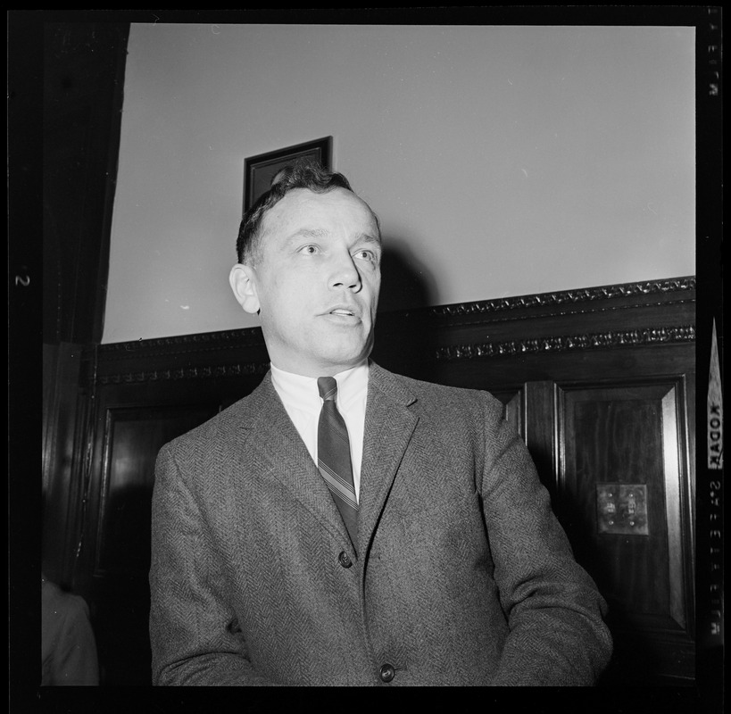 Representative H. Thomas Colo standing in the House - Digital Commonwealth