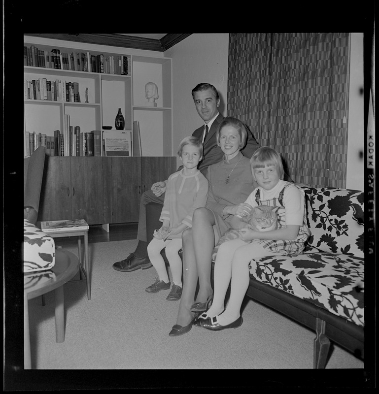 Derek Bok, newly appointed Harvard Law School Dean and his family at ...