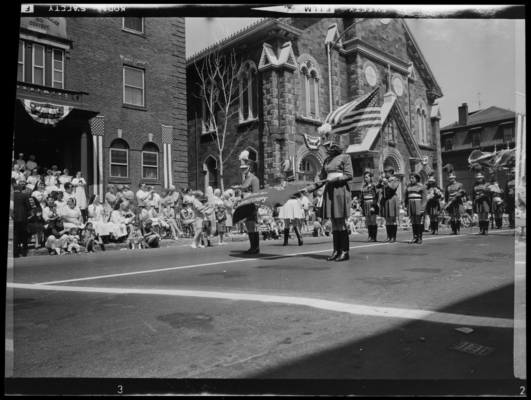 Majestic Knights Drum and Bugle Corps outside of the St. Francis de ...