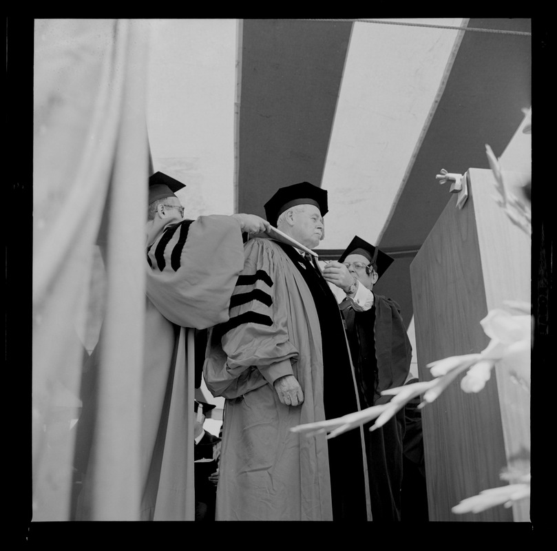 Ralph Lowell receives honorary degree in Doctor of Humane Letters ...