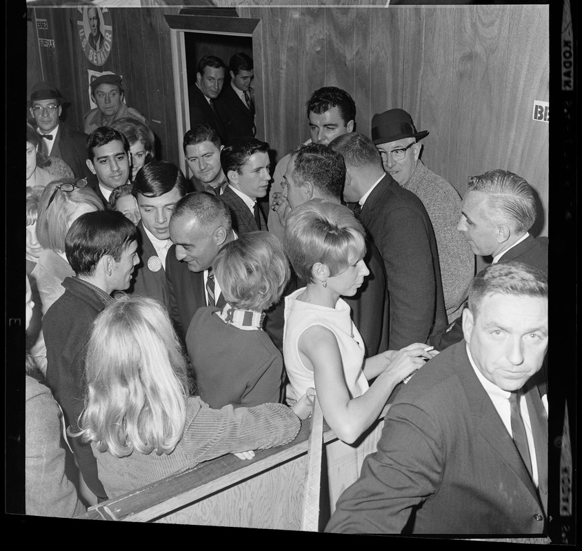 Scene of the crowd at Francis X Bellotti headquarters as he concedes ...