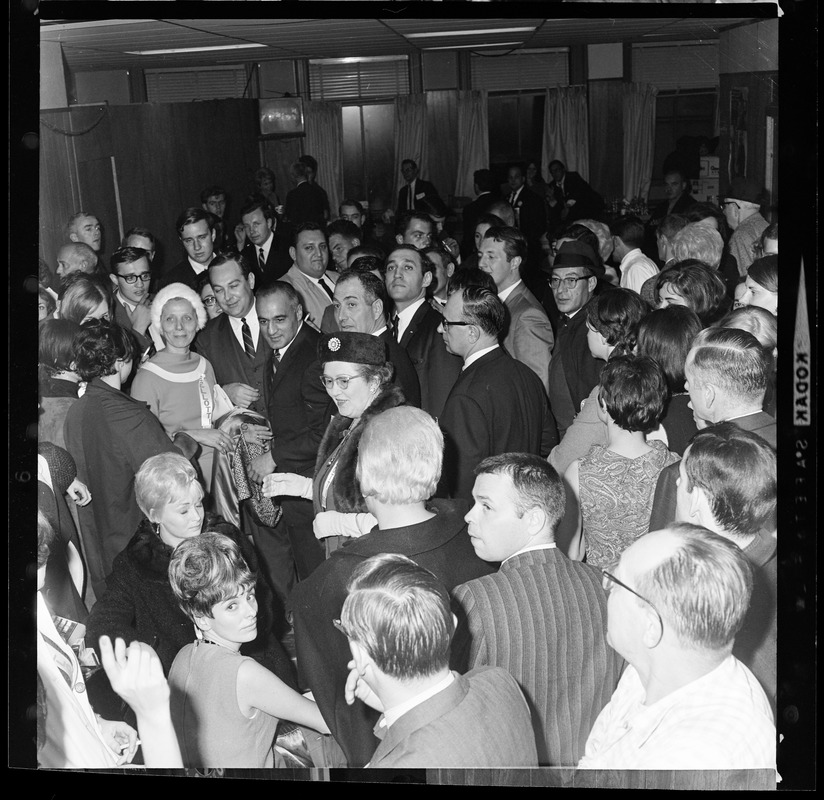 Scene of the crowd at Francis X Bellotti headquarters as he concedes ...