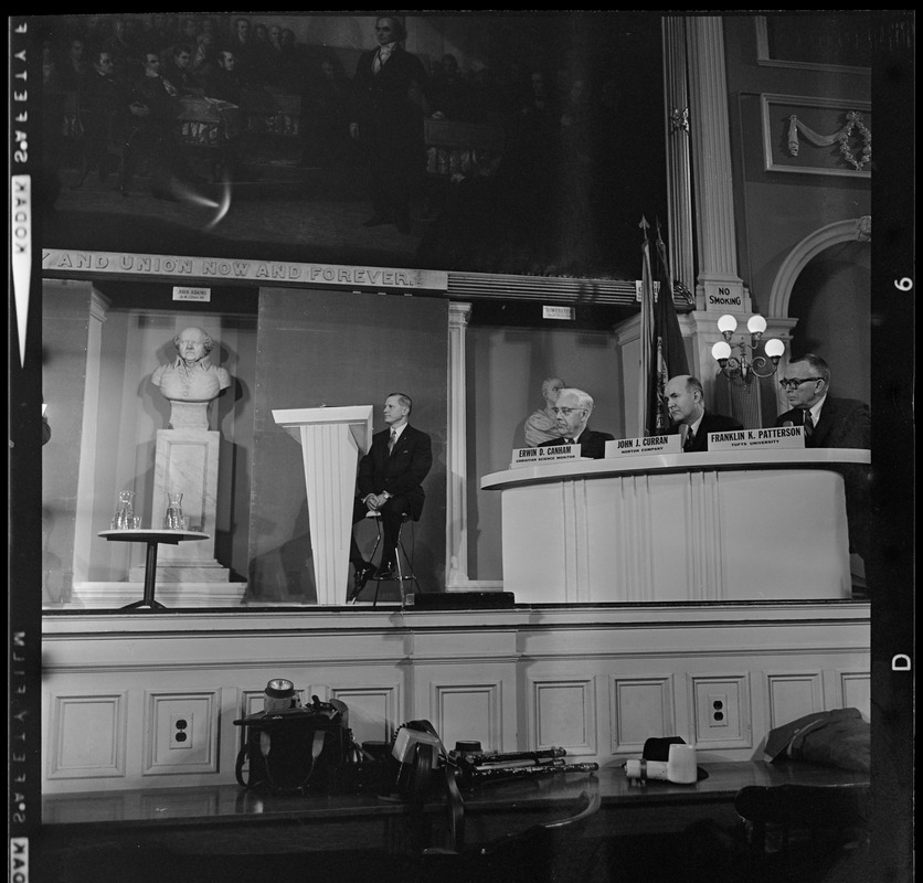 Debate with Former Gov. John A. Volpe, Erwin D. Canham, Christian ...