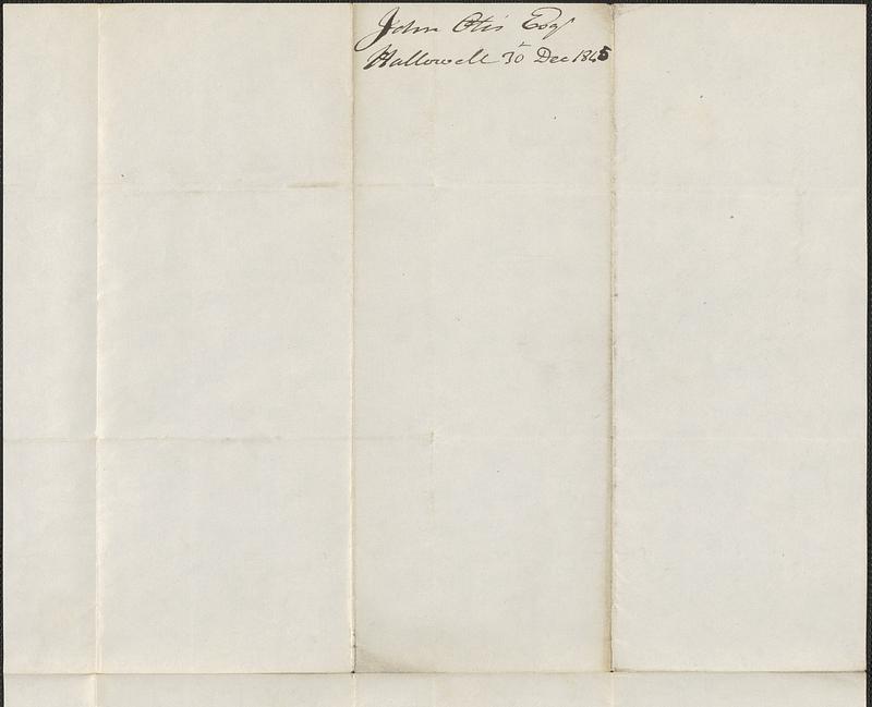 John Otis to George Coffin, 30 December 1845 - Digital Commonwealth