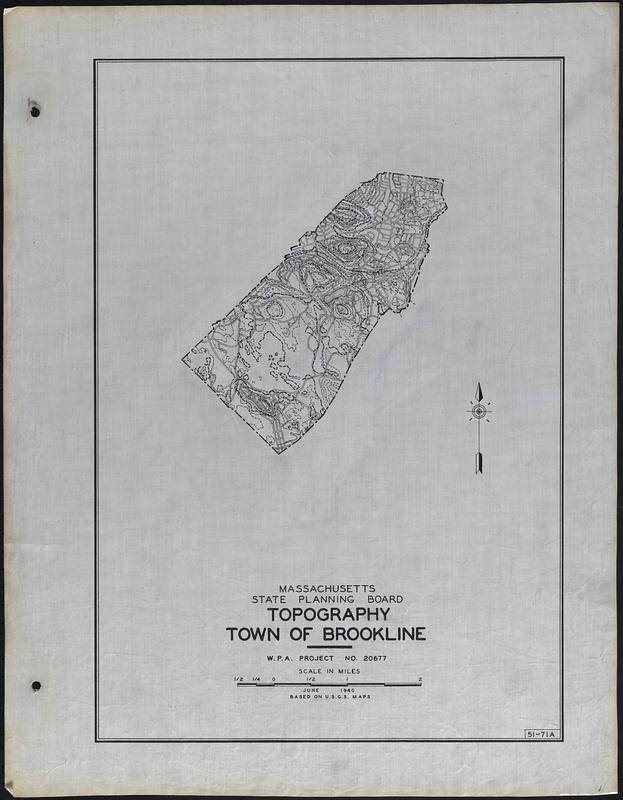 Topography Town of Brookline - Digital Commonwealth