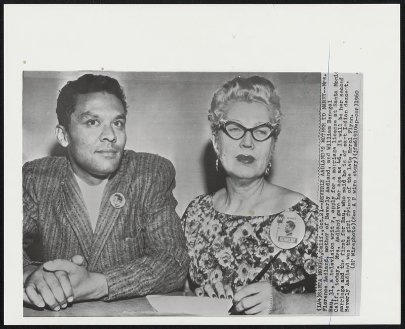 Beverly Aadland's Mother to Marry--Mrs. Florence Aadland, mother of ...