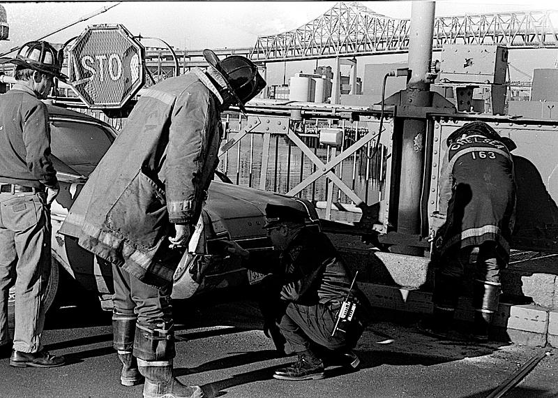 Left to right, firefighter Frank Curran, Lt. Charlie Hubner, CPD Sgt ...