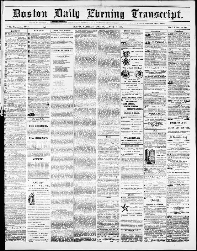 Boston Daily Evening Transcript - Digital Commonwealth