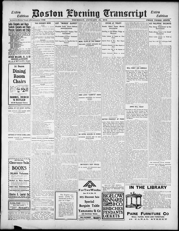 Boston Evening Transcript - Digital Commonwealth