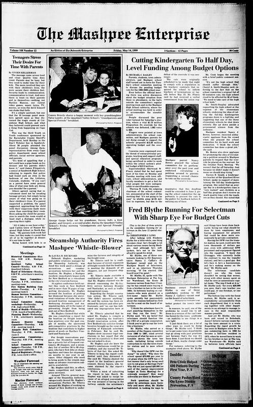 The Mashpee Enterprise. May 14, 1999 - Digital Commonwealth