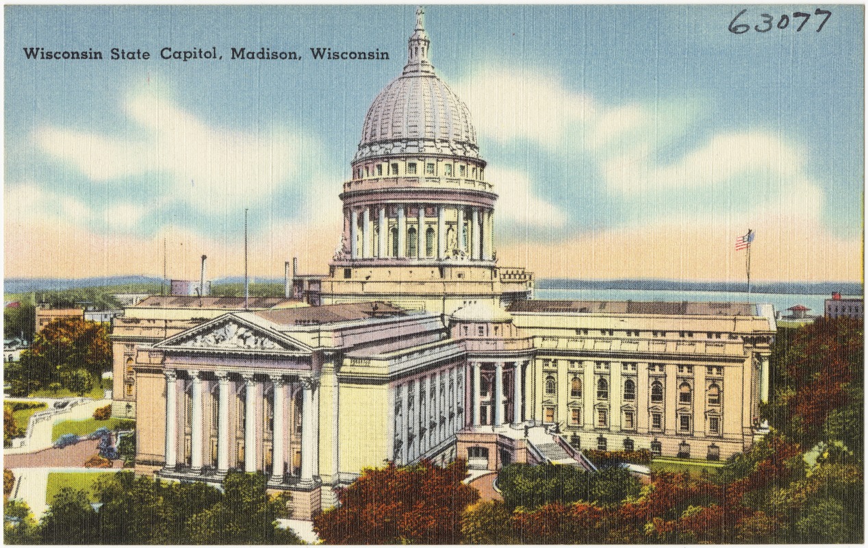 Wisconsin State Capitol, Madison, Wisconsin - Digital Commonwealth