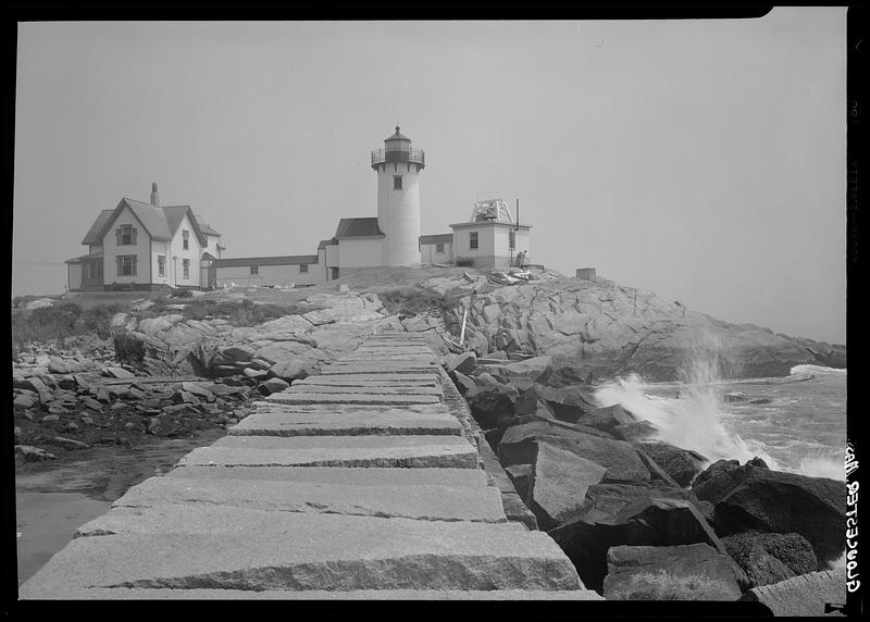 Gloucester lighthouse, marine - Digital Commonwealth