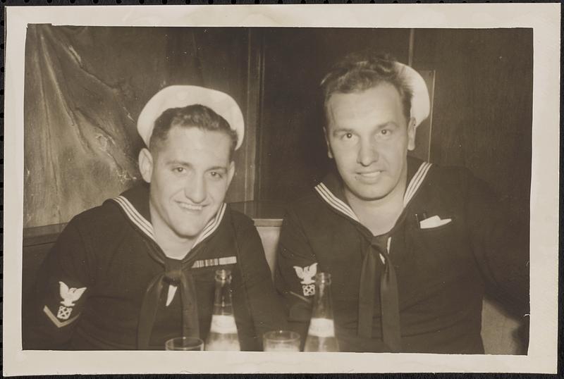 Walter Orloski and an unknown friend - Digital Commonwealth