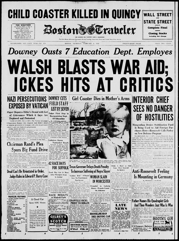 The Boston Traveler. February 02, 1939 - Digital Commonwealth