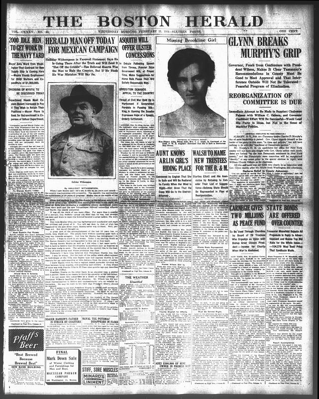 The Boston Herald. February 11, 1914 - Digital Commonwealth