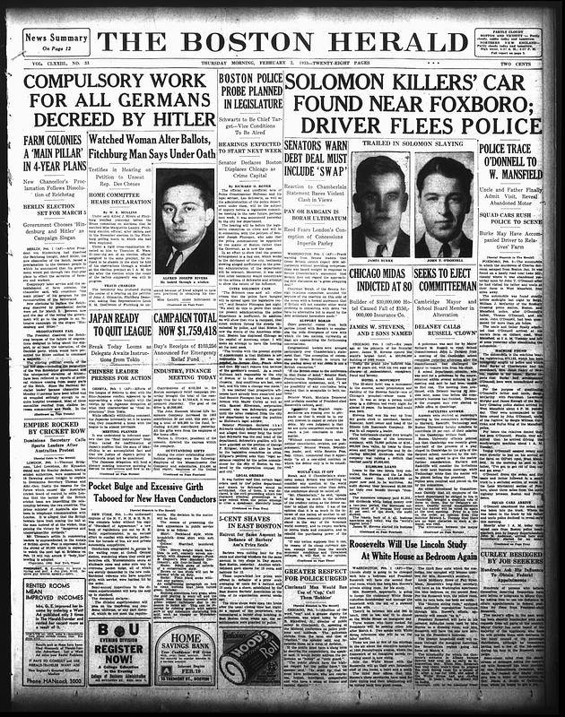 Boston Herald. February 02, 1933 - Digital Commonwealth