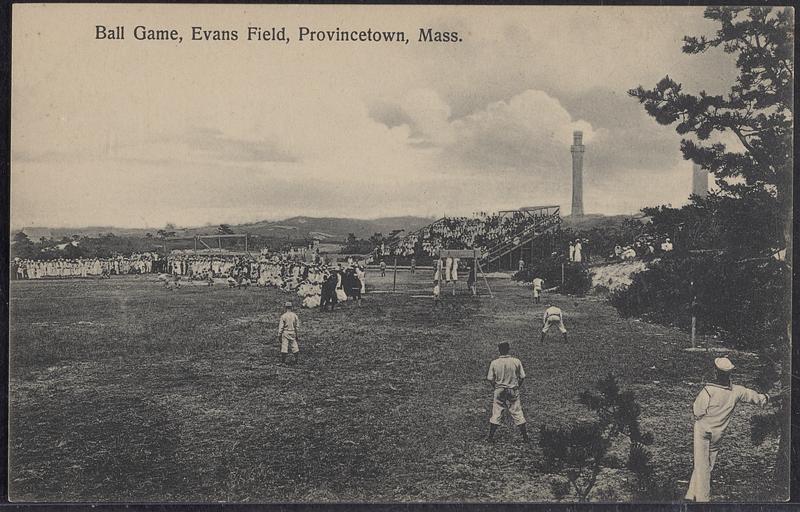 Ball game, Evans Field, Provincetown, Mass. - Digital Commonwealth