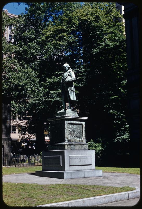 Benjamin Franklin statue - Digital Commonwealth