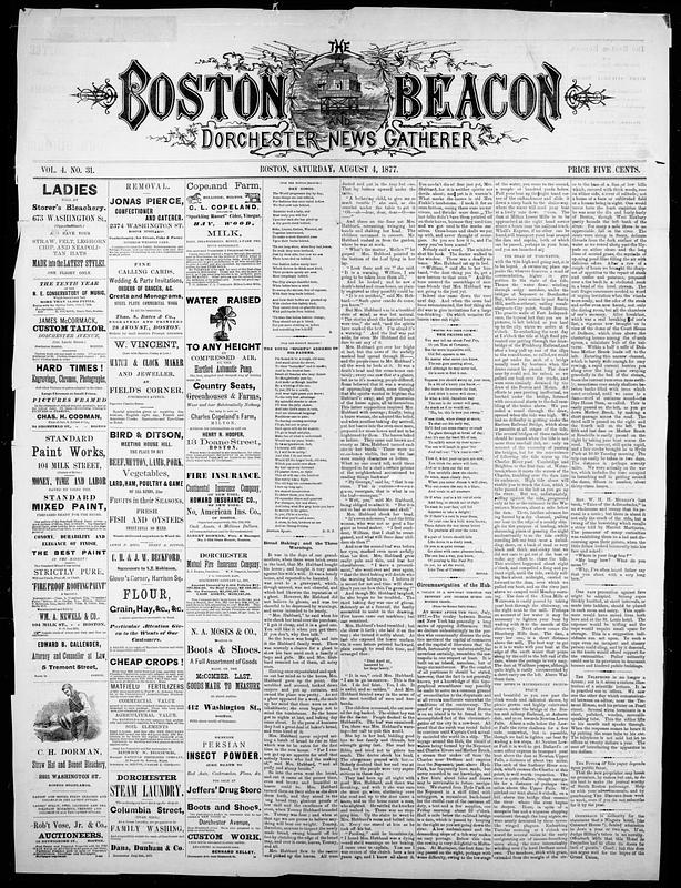 The Boston Beacon and Dorchester News Gatherer, August 04, 1877 ...