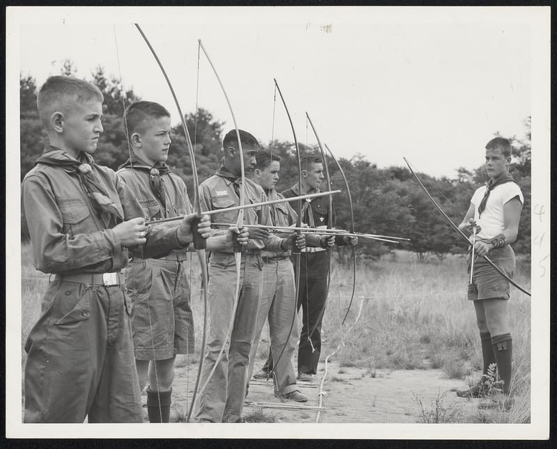 Scout Sharpshooters -- These Greater Boston Boy Scouts tried their hand ...