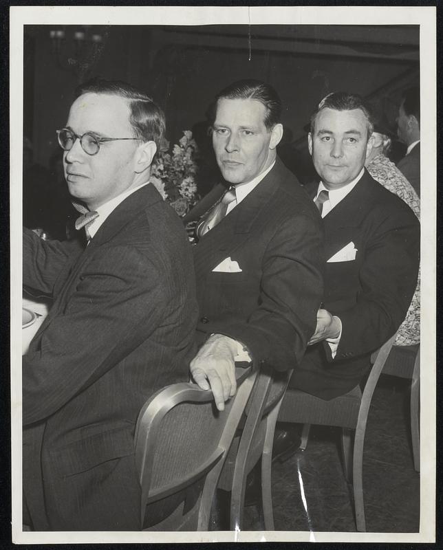 Labor Honors Secretary Tobin: Maurice J. Tobin, center, who was the ...