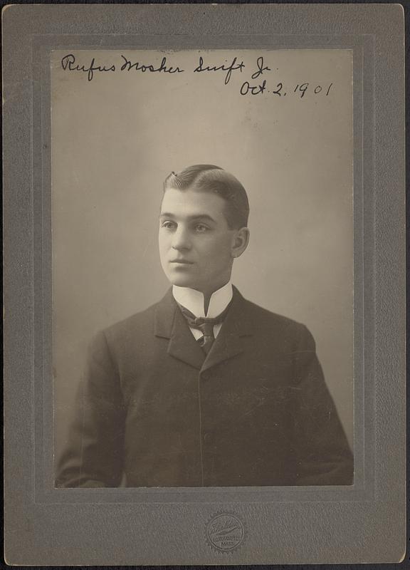 Rufus Mosher Swift Jr. graduation - Digital Commonwealth