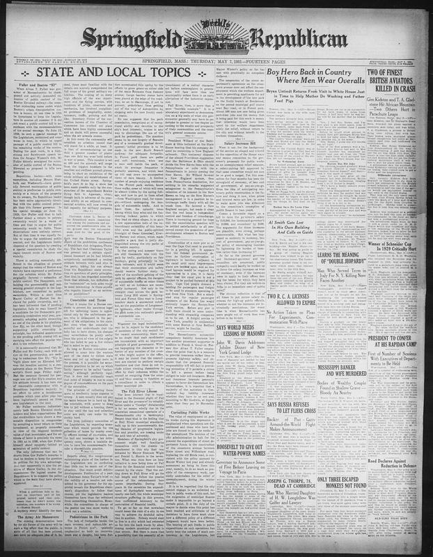 Springfield Weekly Republican - Digital Commonwealth