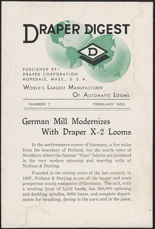 Draper digest. no. 7 - Digital Commonwealth