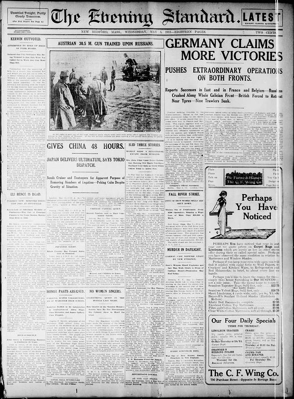 Evening Standard. May 05, 1915 - Digital Commonwealth