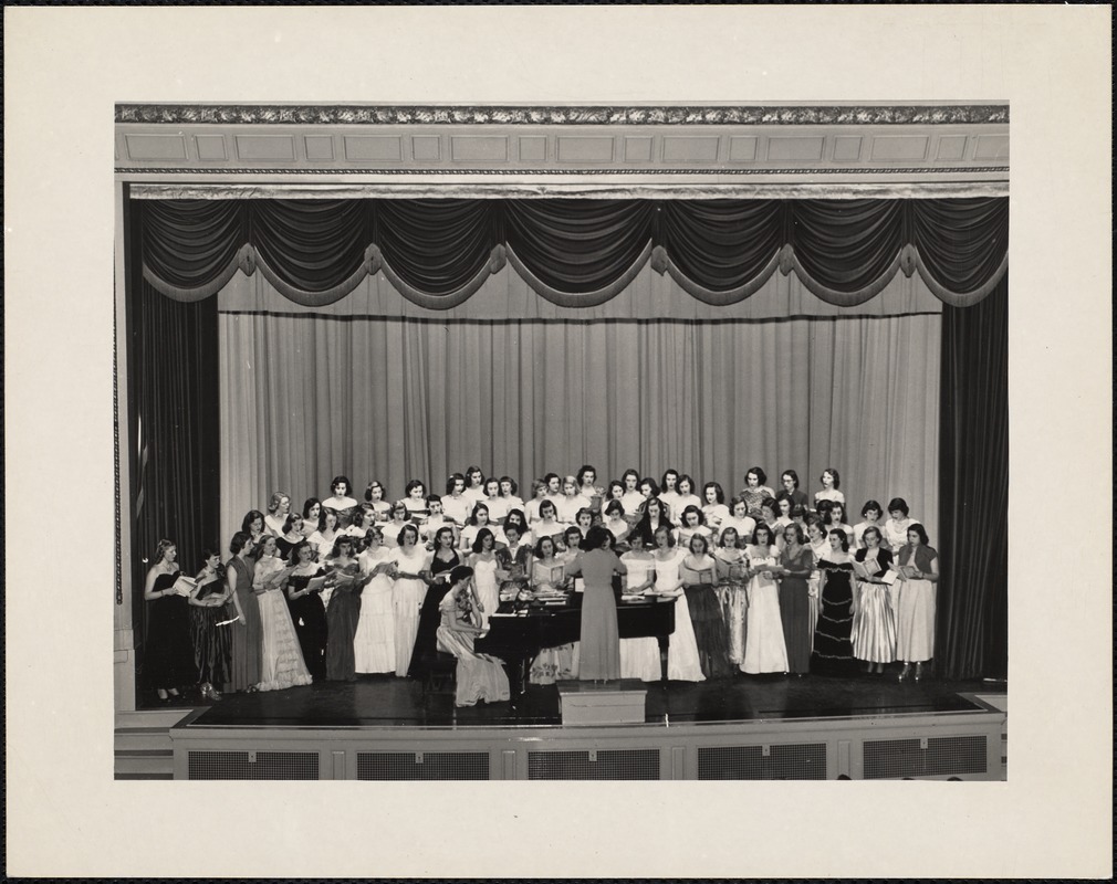 Extracurricular: music, Choral Club, 1949 - Digital Commonwealth