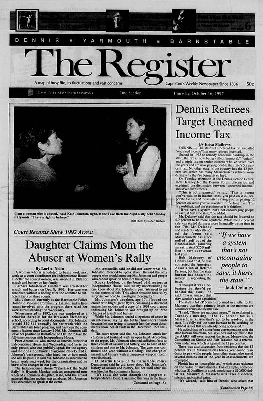 The Register. October 16, 1997 - Digital Commonwealth