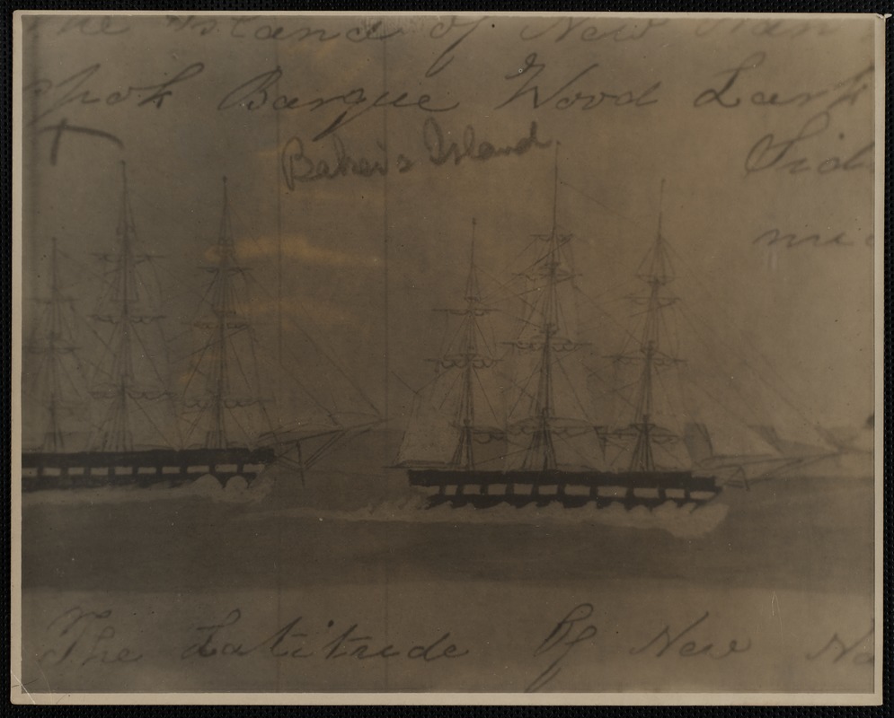 Detail of Logbook Page - Digital Commonwealth