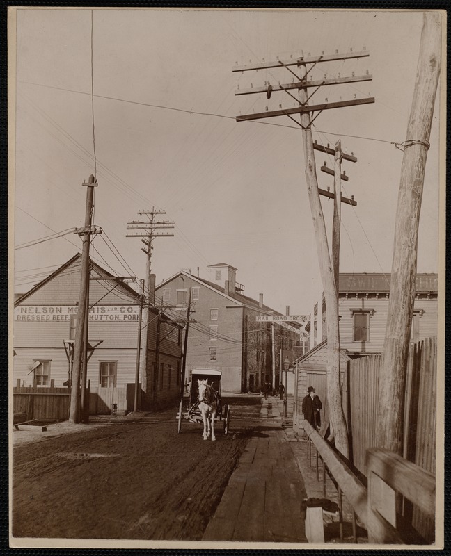 New Bedford at End of Fairhaven Bridge - Digital Commonwealth