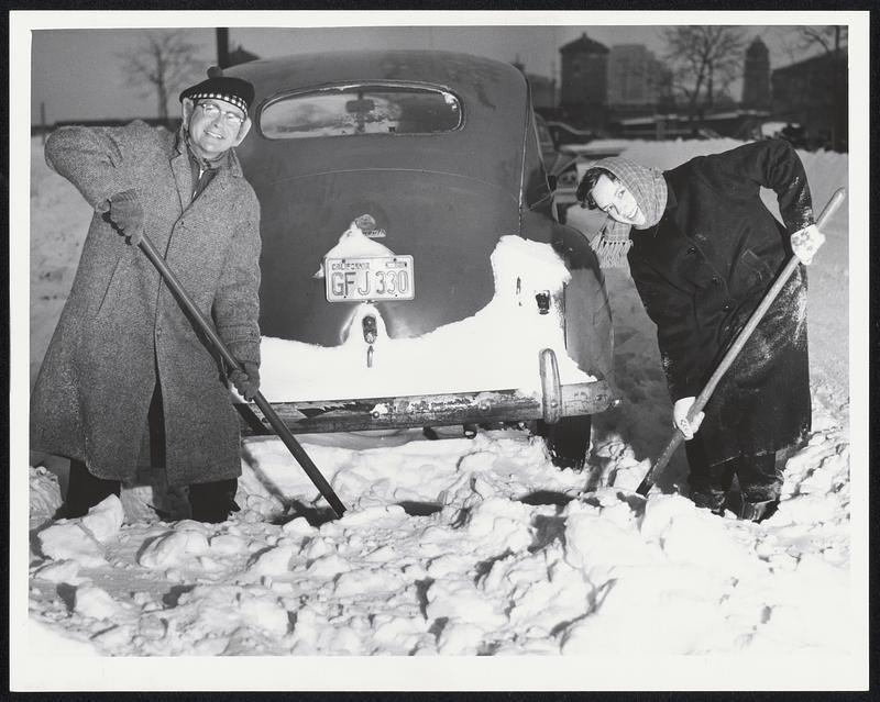 Memorial Drive Cambridge from California L+R. Roy Reed, Beth Hamman ...