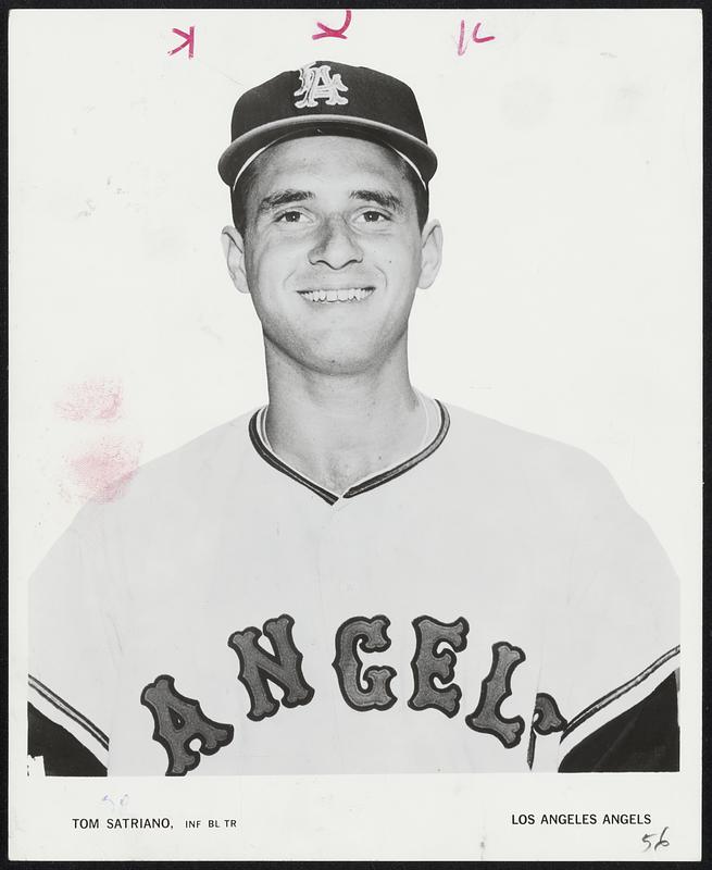 Tom Satriano, INF BL TR. Los Angeles Angels - Digital Commonwealth