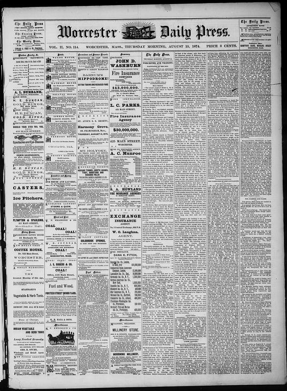 Worcester Daily Press - Digital Commonwealth