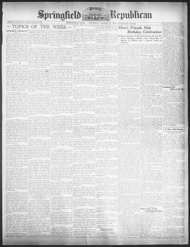 Springfield Weekly Republican - Digital Commonwealth