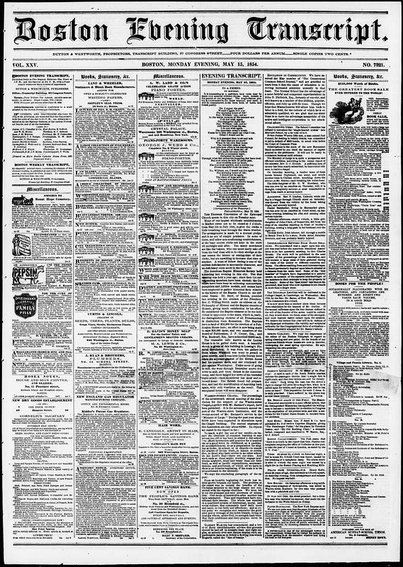 Boston Evening Transcript - Digital Commonwealth