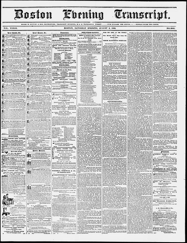 Boston Evening Transcript - Digital Commonwealth