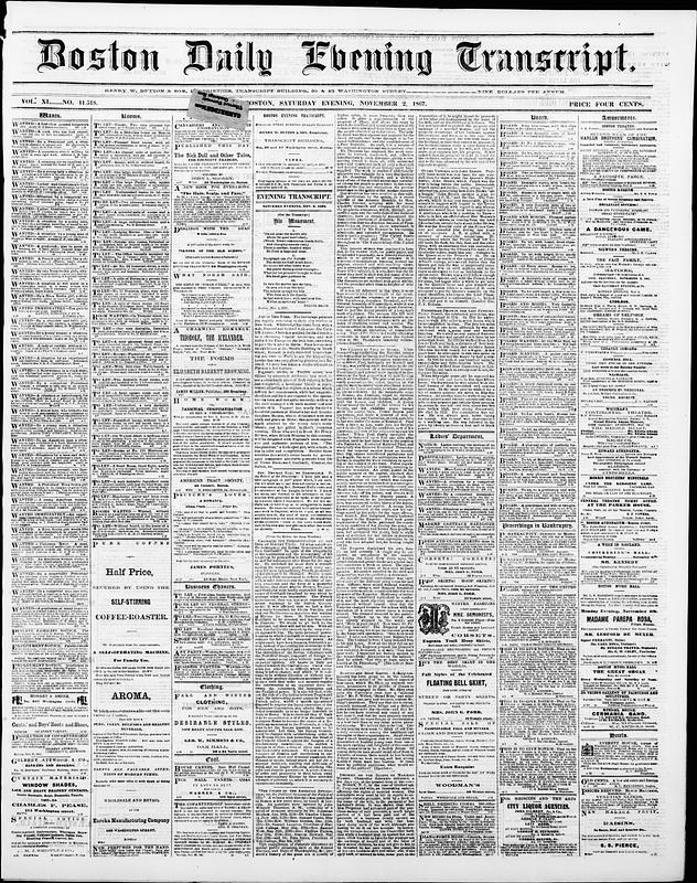Boston Daily Evening Transcript - Digital Commonwealth